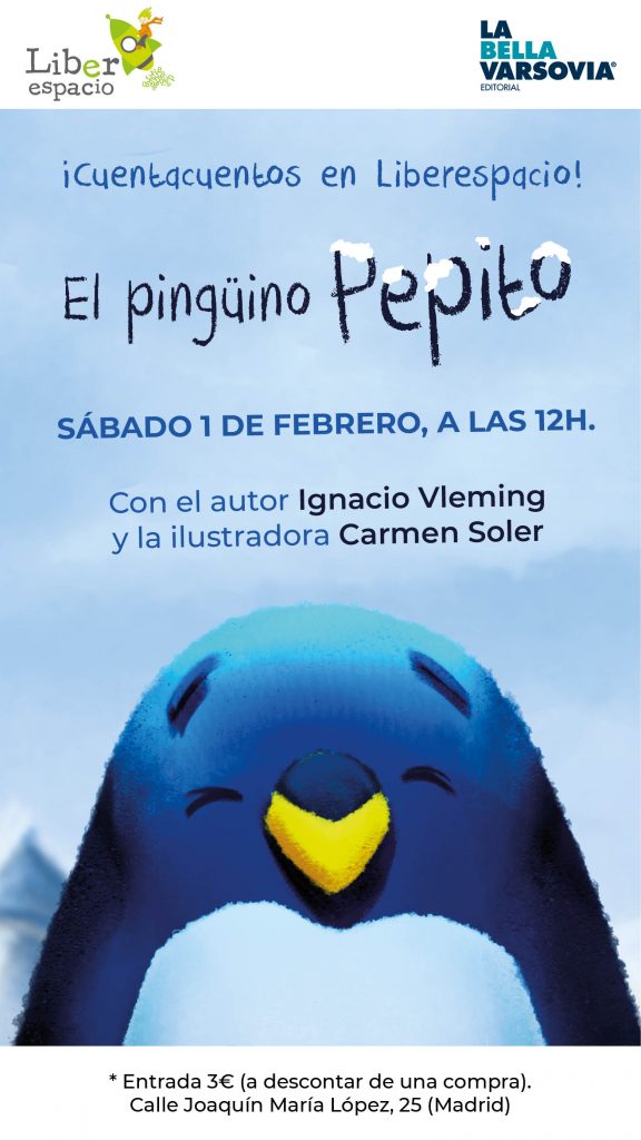 Cuentacuentos infantil: El pingüino Pepito - Librería Liberespacio